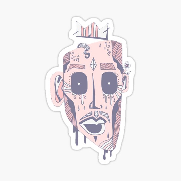 "Npink Strange King Juan " Sticker by prosperdaidona | Redbubble