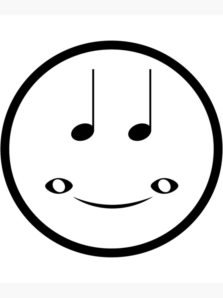 "Musical Smiley " Poster for Sale by MaddoAlexis | Redbubble