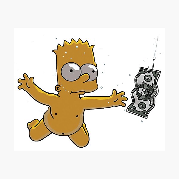 "bart meme" Photographic Print for Sale by The-Funderburk | Redbubble