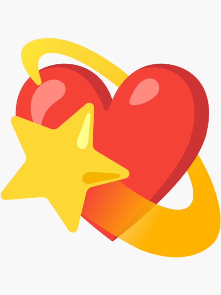 "shooting star heart" Sticker for Sale by we-expect | Redbubble