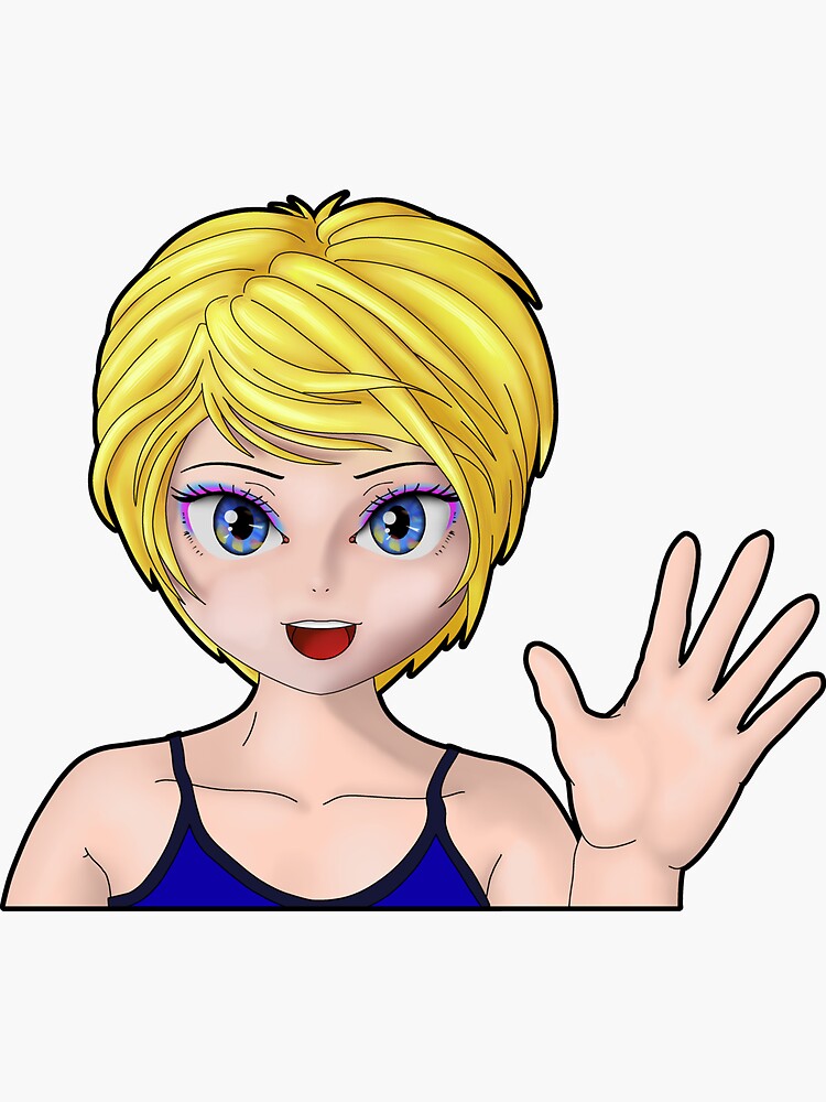 "Hello how are you?" Sticker by LEAVAEL | Redbubble