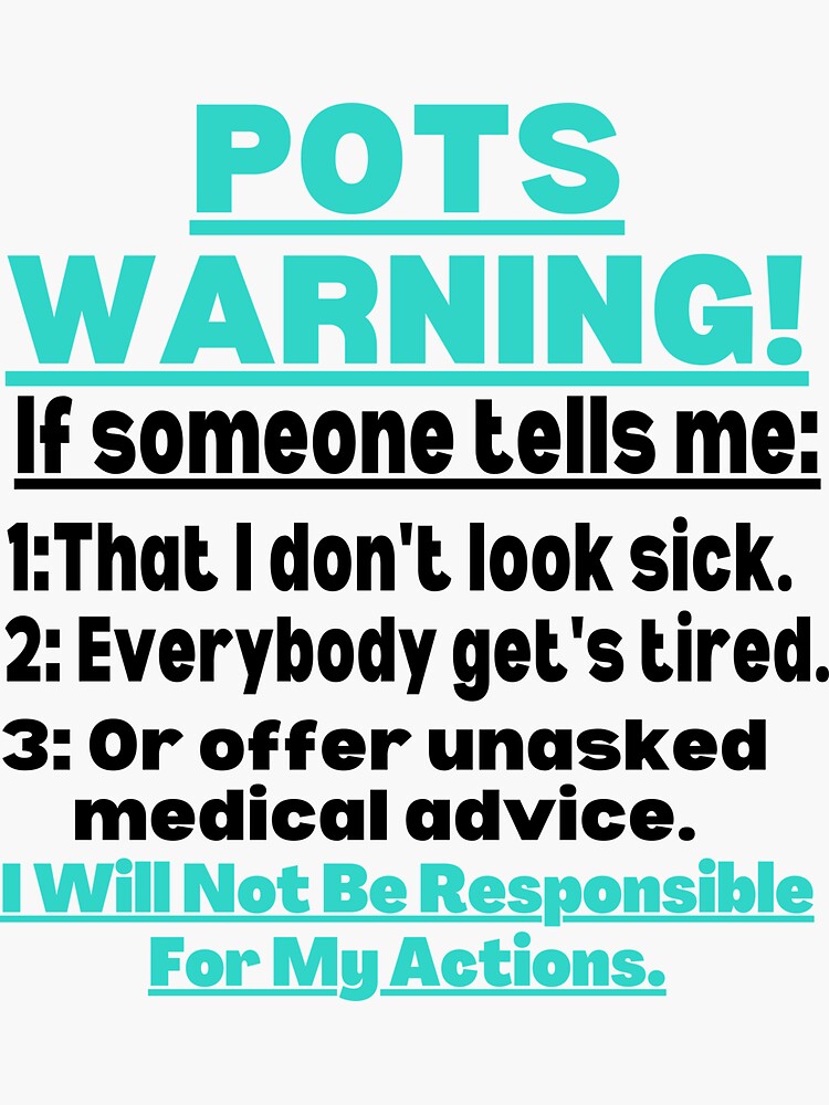 "POTS Awareness, Postural orthostatic tachycardia syndrome, POTS ...