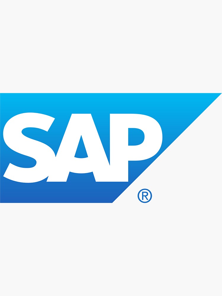 "SAP Logo" Sticker by Sonu1 | Redbubble