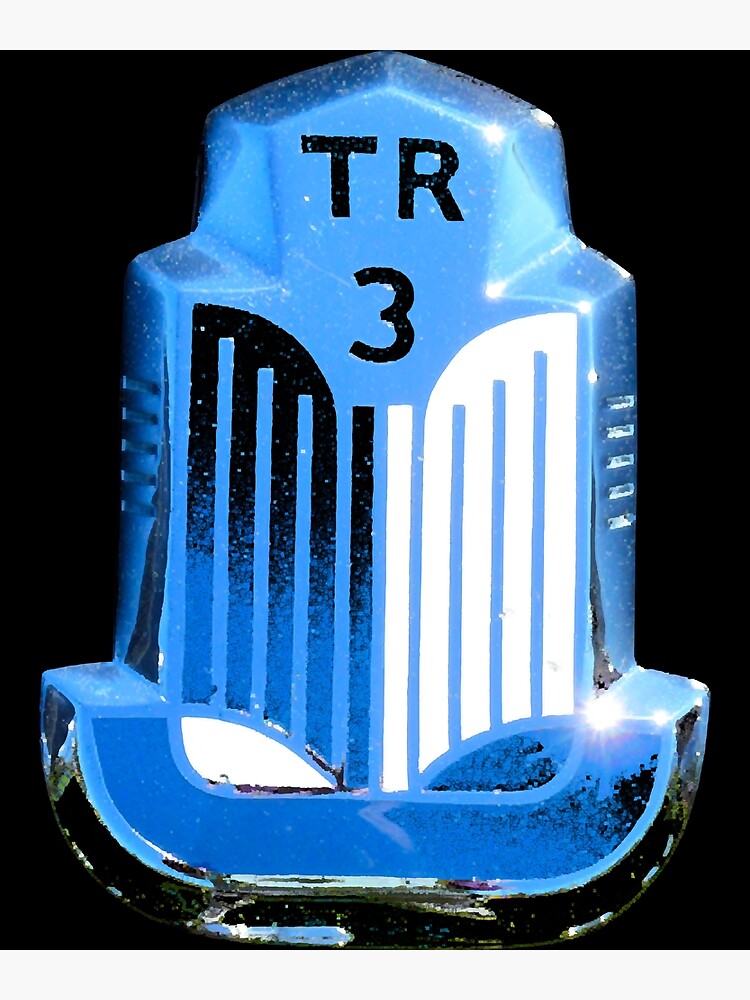 "Triumph TR3 logo bonnet badge" Art Print for Sale by HarryJarckson ...