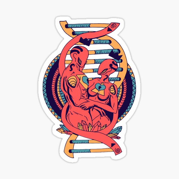 "Retro Triad In Our DNA " Sticker by prosperdaidona | Redbubble