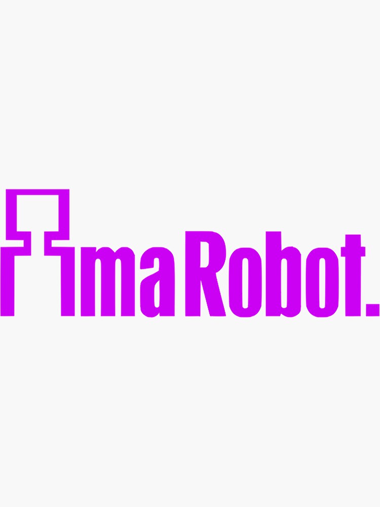 "Ima Robot Classic" Sticker by CarlaMiller534 | Redbubble