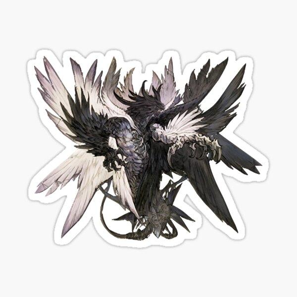 "bahamut " Sticker by mvickiu9 | Redbubble