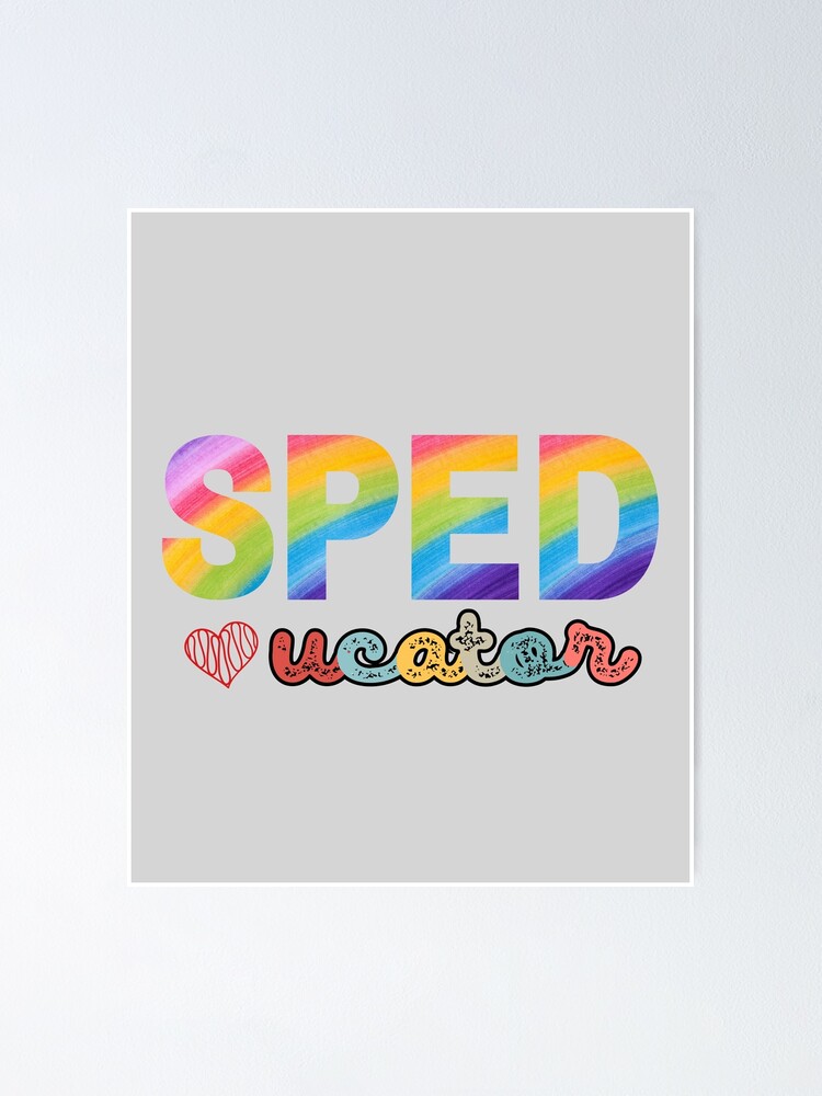 "Speducator-Special Education Teacher (Speducator Gift)" Poster for ...