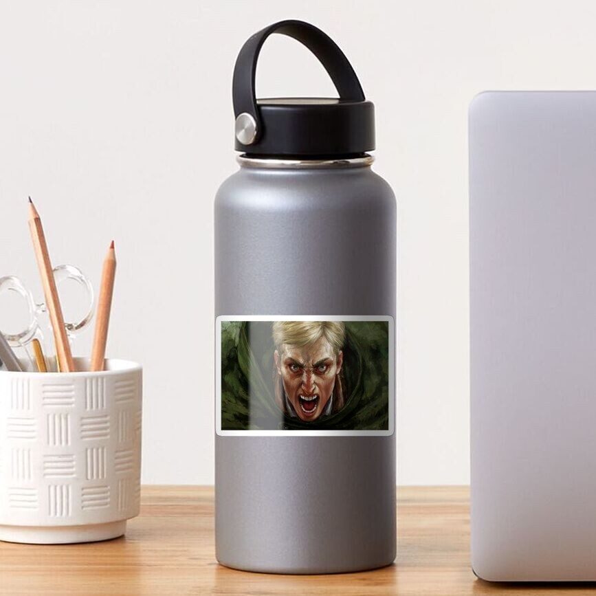 "Live Adaptation of Erwin Smith" Sticker for Sale by SwakiiShop | Redbubble