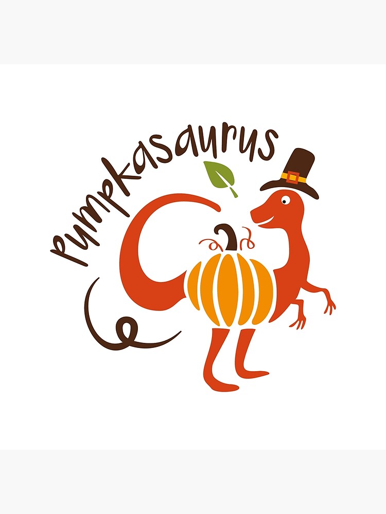"Pumpkasaurus" Poster for Sale by Tia-Ako | Redbubble
