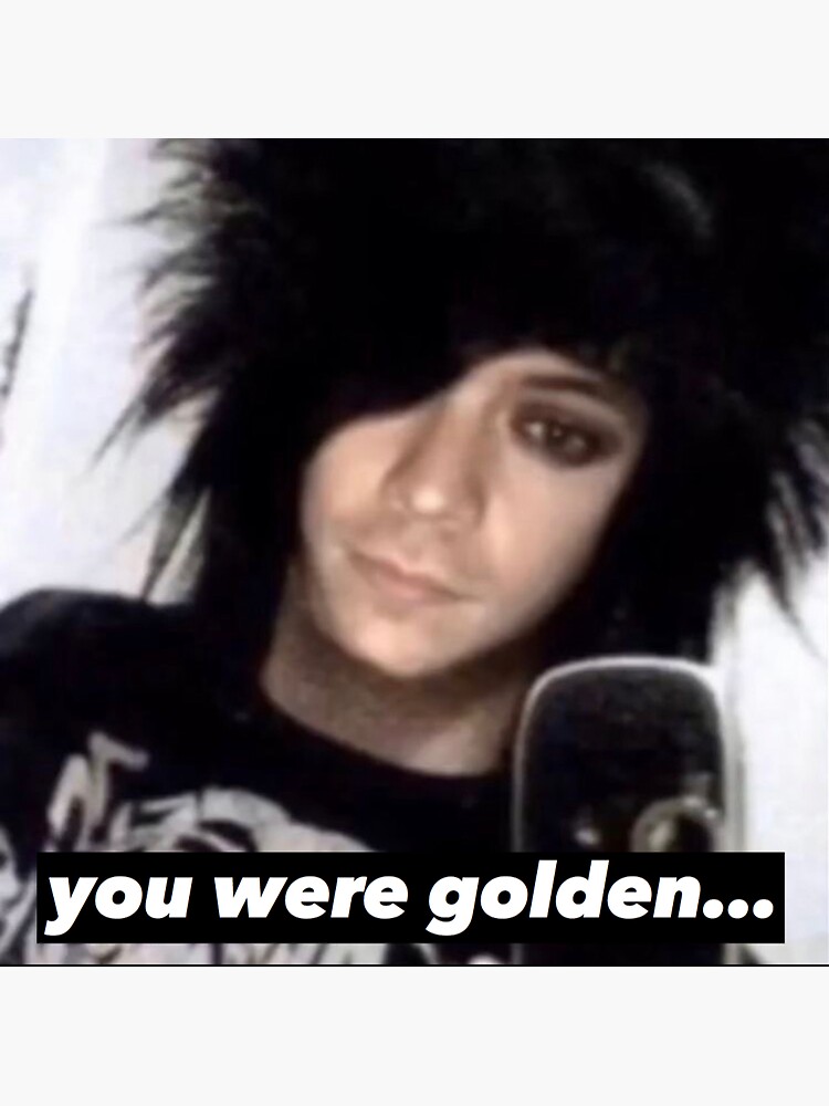 "harry is emo" Sticker by hotgirl12345 | Redbubble