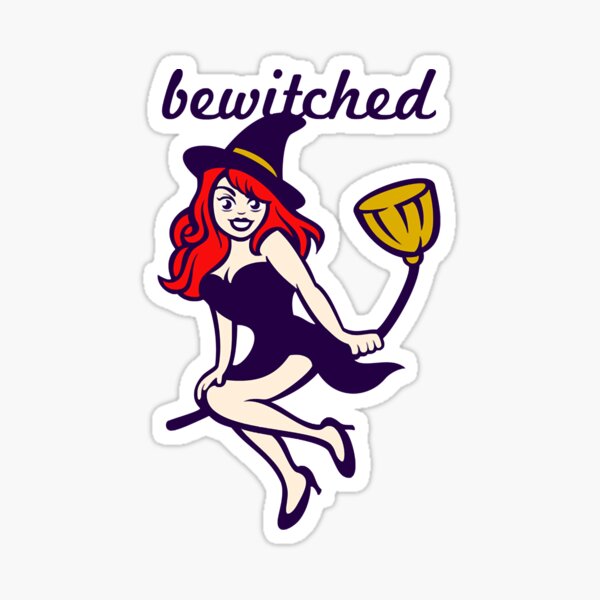 "Music Retro Bewitched Gifts Music Fans" Sticker by OletaFadel | Redbubble