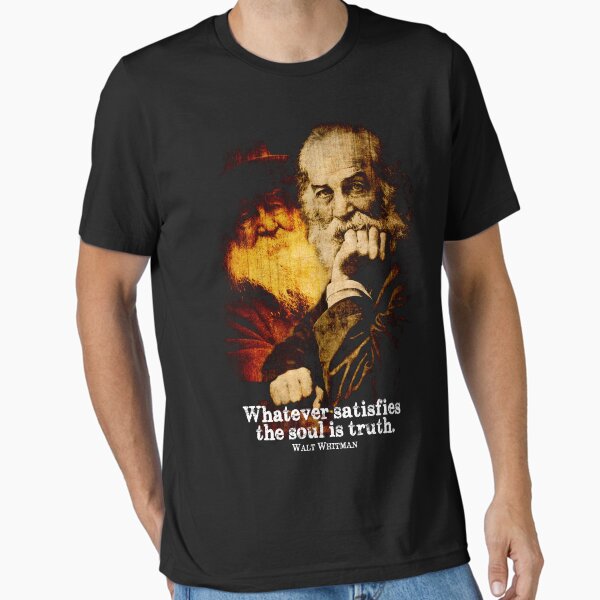 "Walt Whitman American Poet" Essential T-Shirt for Sale by ...