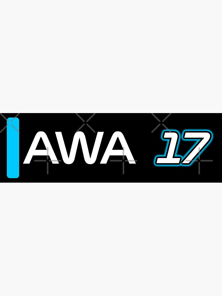"Formula 2 2022 Ayumu Iwasa DAMS Number 17 TV Graphic" Sticker by ...