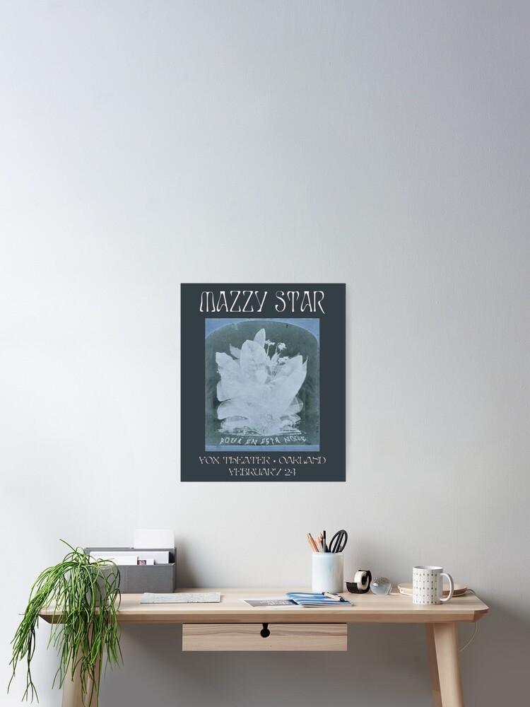 "Mazzy Star - Concert Poster Oakland" Poster for Sale by Rubyk56s ...