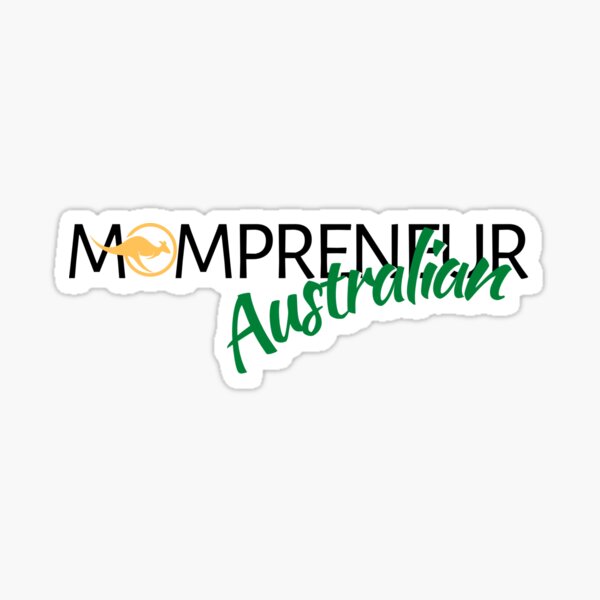 "Mompreneur Australian" Sticker by Minda2021 | Redbubble