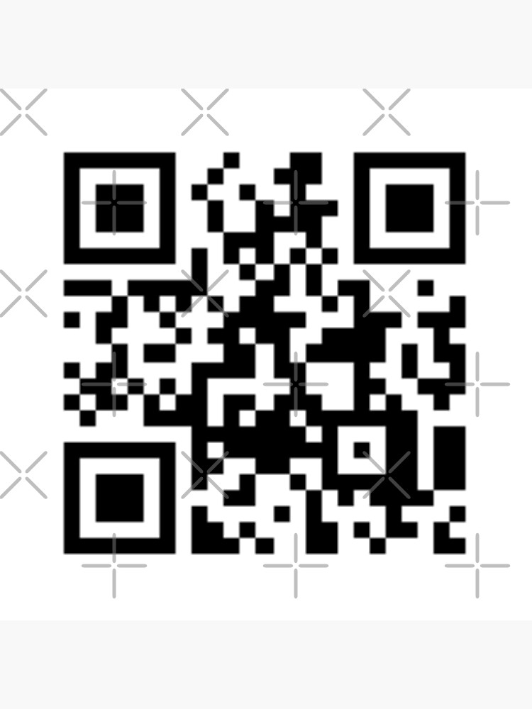 "sus dog - YouTube QR code " Sticker by Kitoots | Redbubble