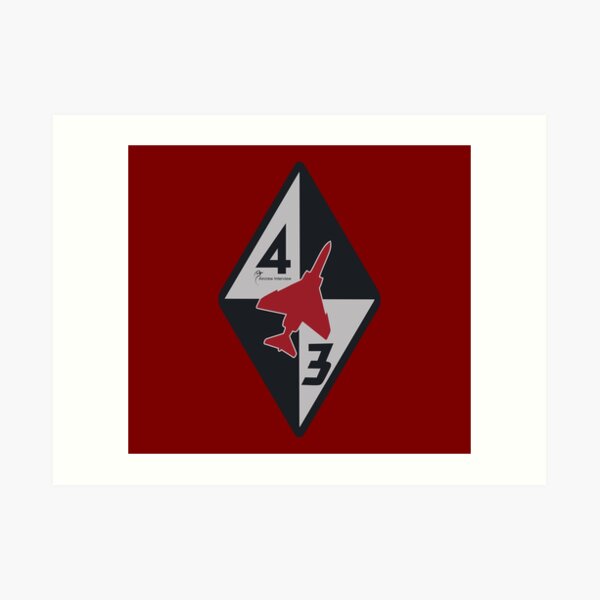 "RAF No.43 Squadron F-4 Phantom II" Art Print for Sale by ACInterview ...