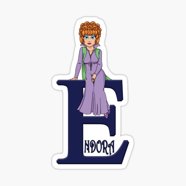 "Retro Vintage Endora The Witchgift For Halloween" Sticker for Sale by ...