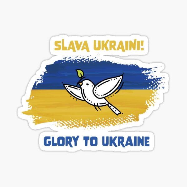 "ukrainian peace bird - SLAVA UKRAINI - GLORY TO UKRAINE - UKRAINIAN ...