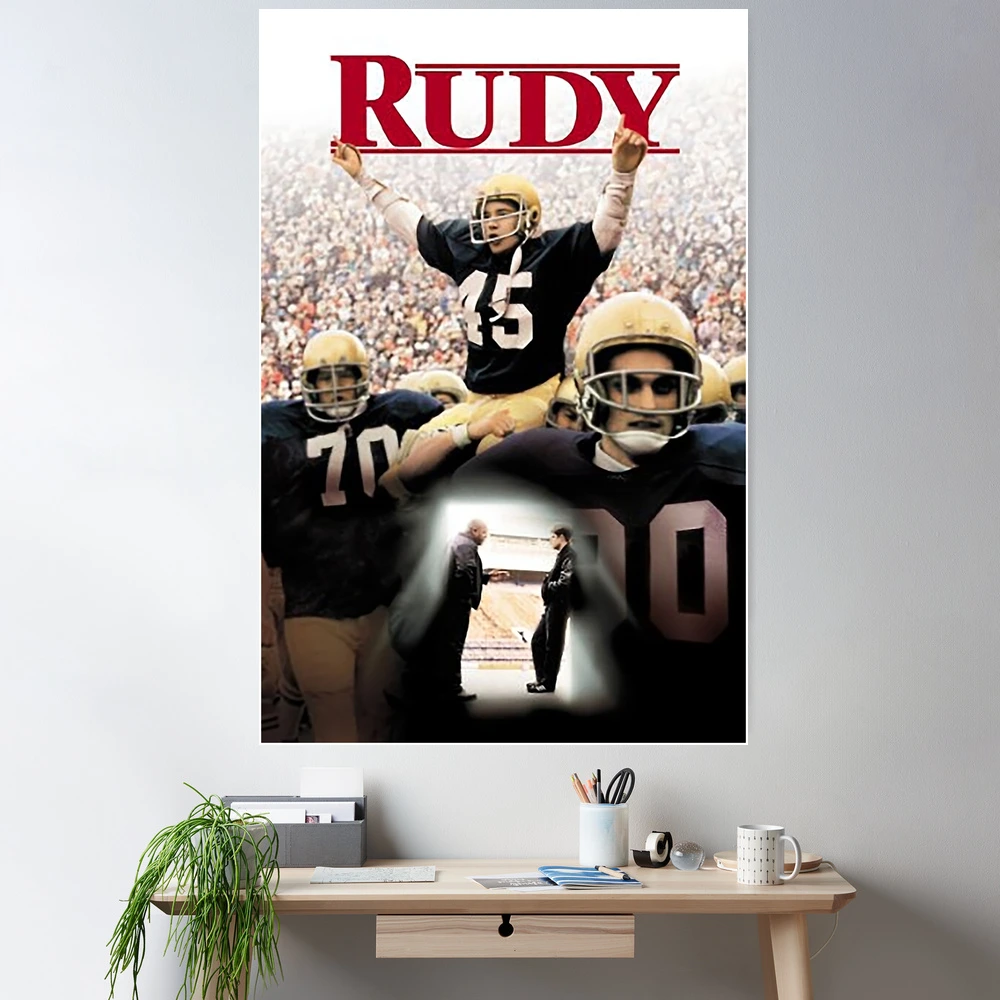 Rudy Movie Poster Rudy 4K Blu Ray (SteelBook)