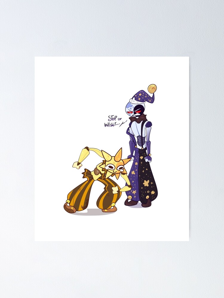 "Funny sundrop and moondrop" Poster for Sale by casa57 | Redbubble