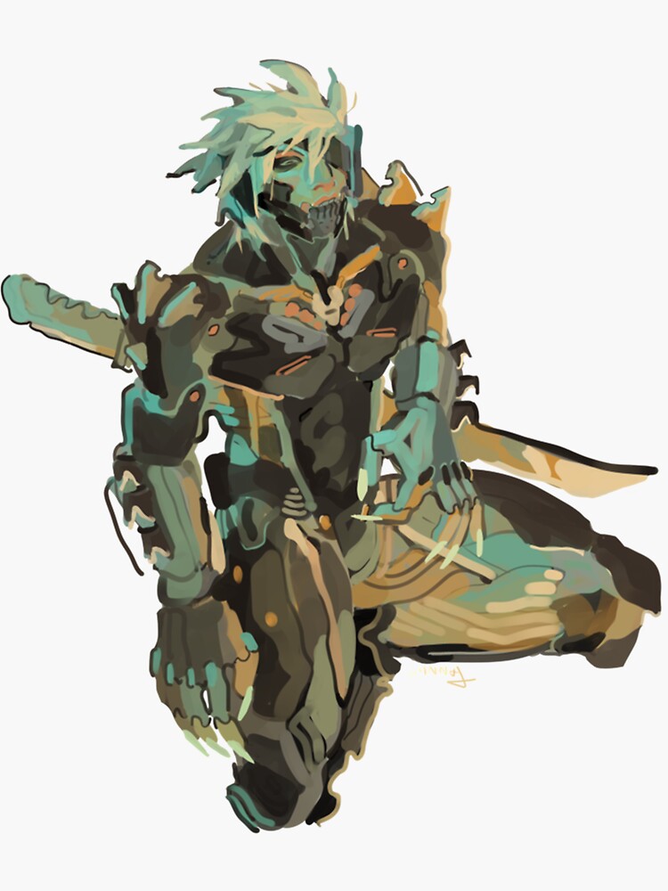 "Raiden (MGS) Premium " Sticker by missmanda4 | Redbubble