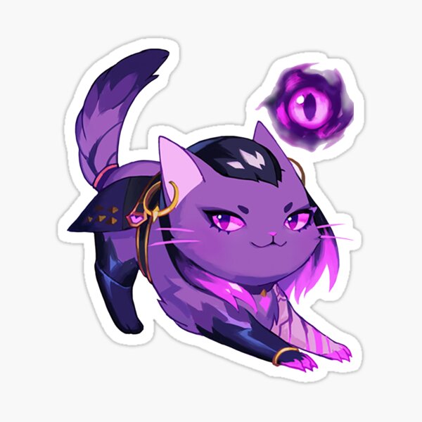"Cute cat Reyna" Sticker by succubii | Redbubble