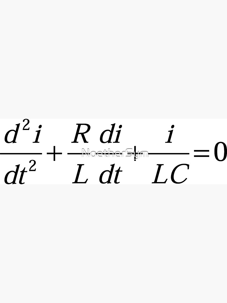 Rlc Circuit Differential Equation Electrical Engineering Basics Magnet For Sale By