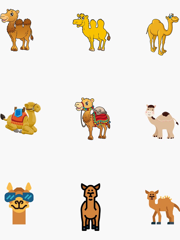"camel cute animals pack Sticker for kids" Sticker for Sale by kidsia ...