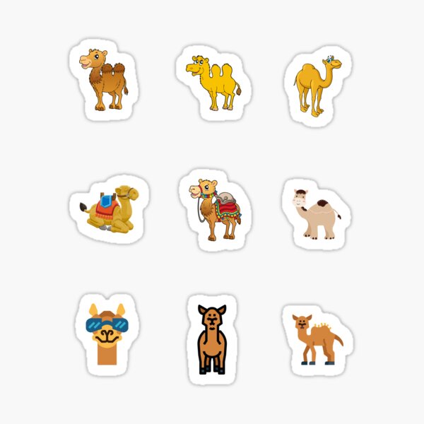 "camel cute animals pack Sticker for kids" Sticker for Sale by kidsia ...