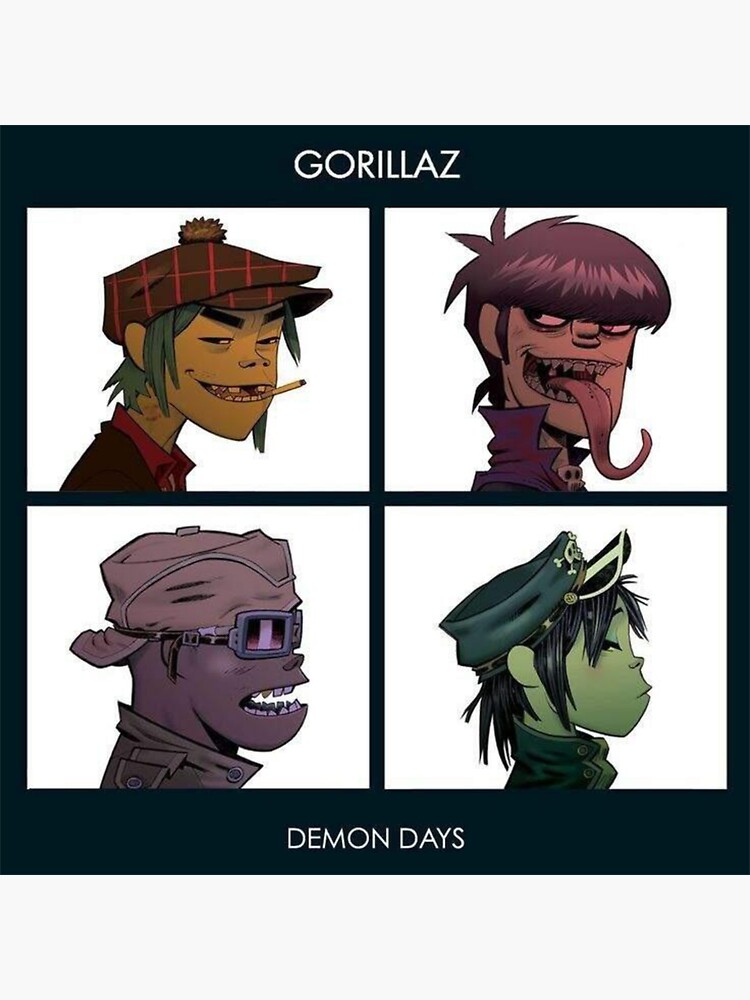 "Dark blue frame 4 heads logos" Sticker by StacyMarquis | Redbubble