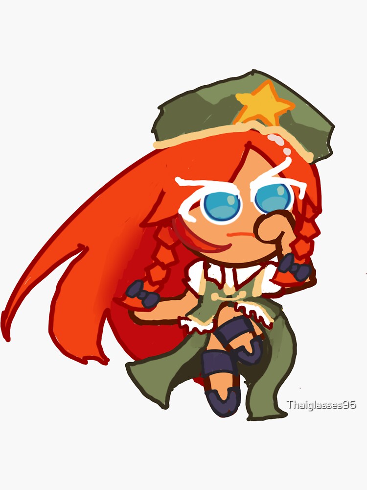"Scarlett Devil Guard Cookie! Hong Melling" Sticker by Thaiglasses96 ...