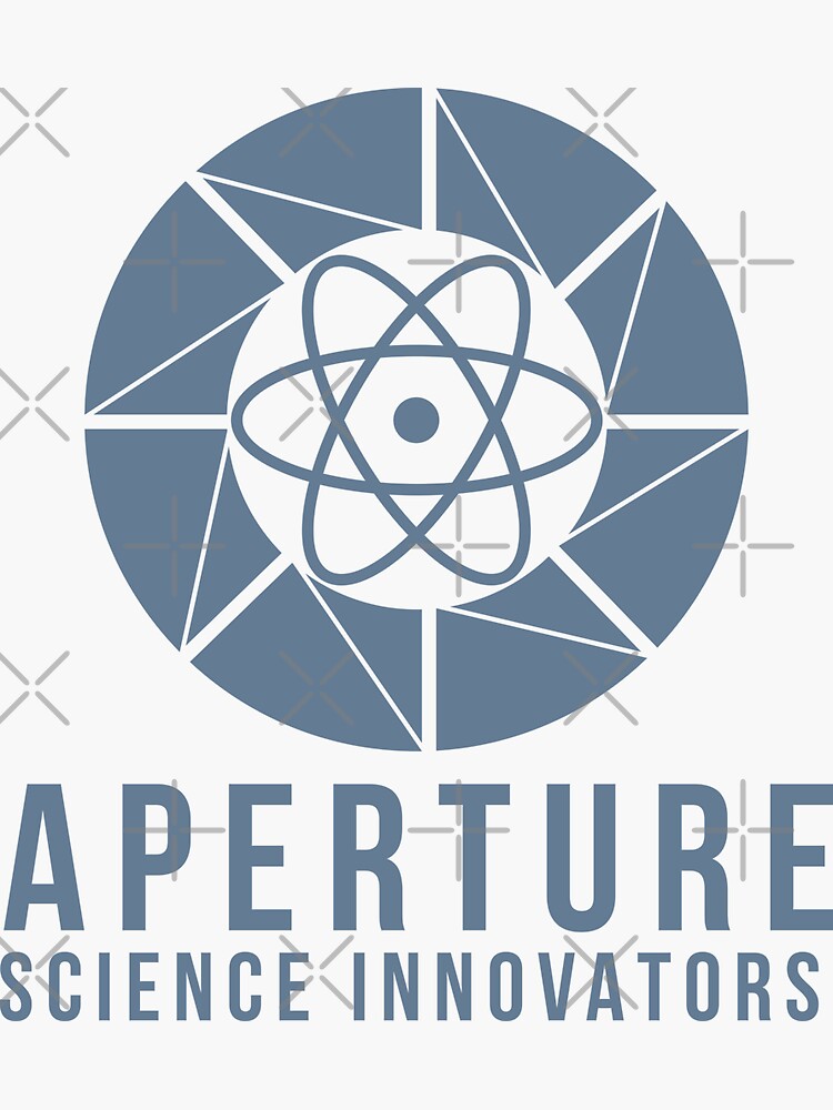 "Aperture and Science" Sticker by Retro-Freak | Redbubble