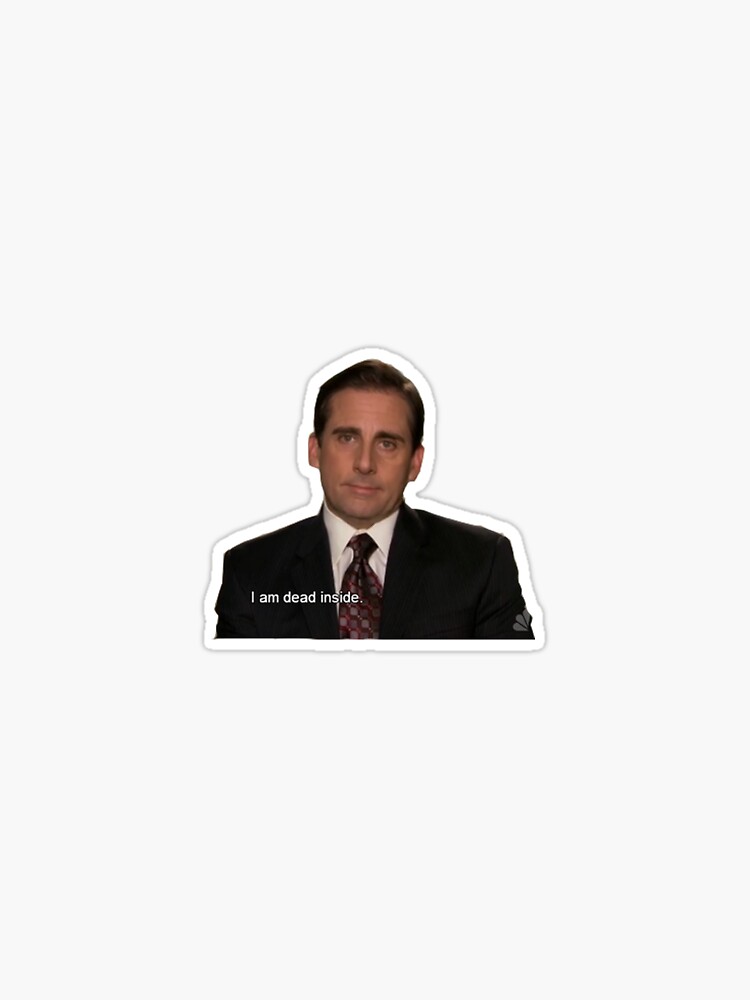 "Michael Scott" Sticker for Sale by stardust garden | Redbubble