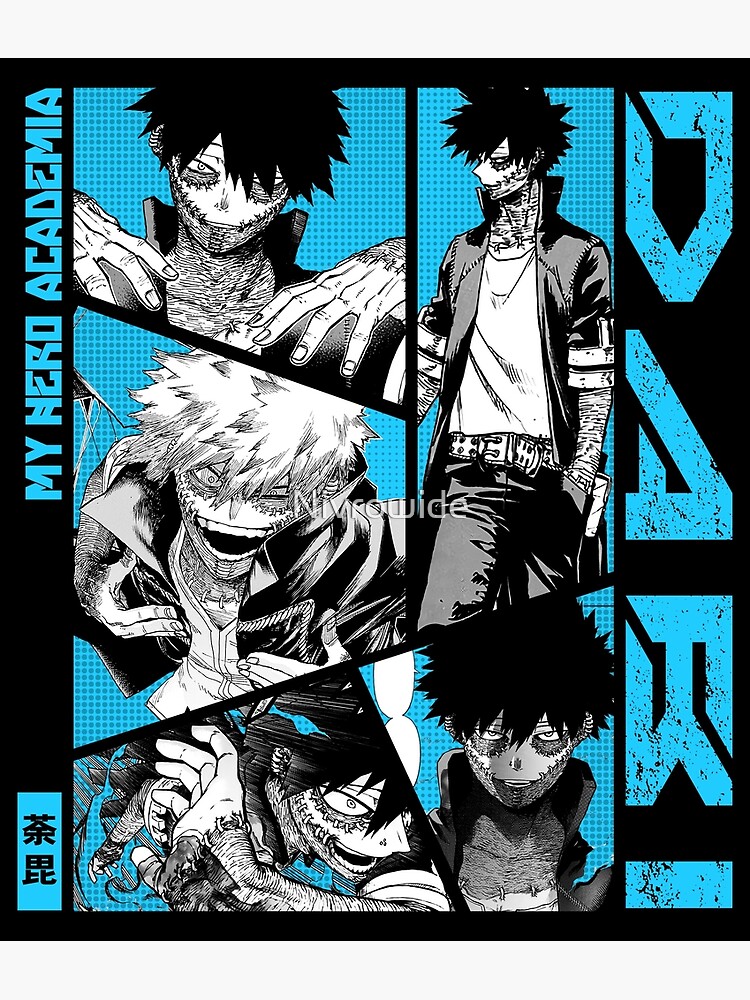 "Dabi - My Hero Academia Manga Panel" Art Print by Nivrowide | Redbubble