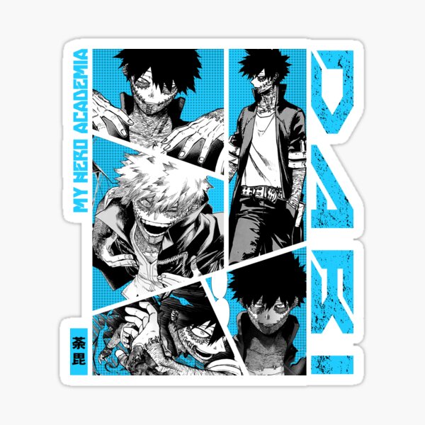 "Dabi - My Hero Academia Manga Panel" Sticker by Nivrowide | Redbubble