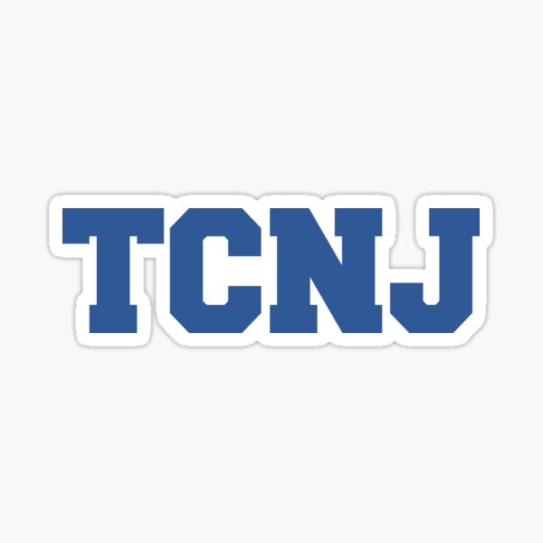 "TCNJ" Sticker for Sale by sorasicha | Redbubble