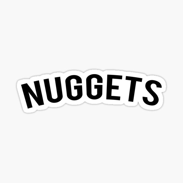 ""Nuggets" Graphic" Sticker for Sale by Sylviebinder | Redbubble