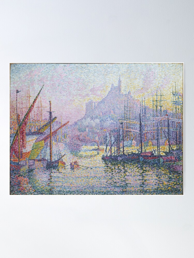 "Notre Dame de la Garde, Marseille (1905) - Paul Signac" Poster for ...