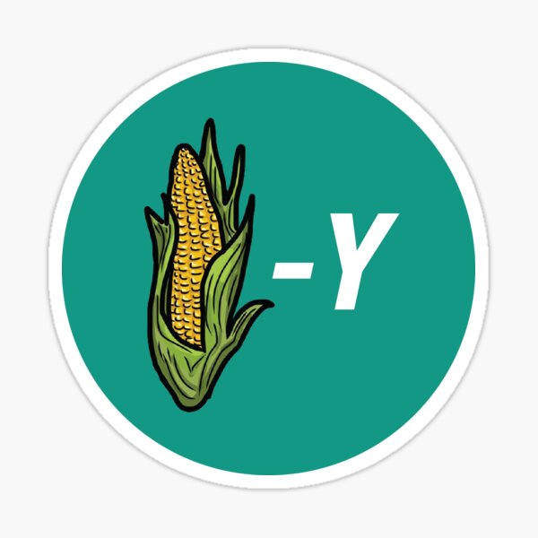 "Corny" Sticker by emmielle | Redbubble