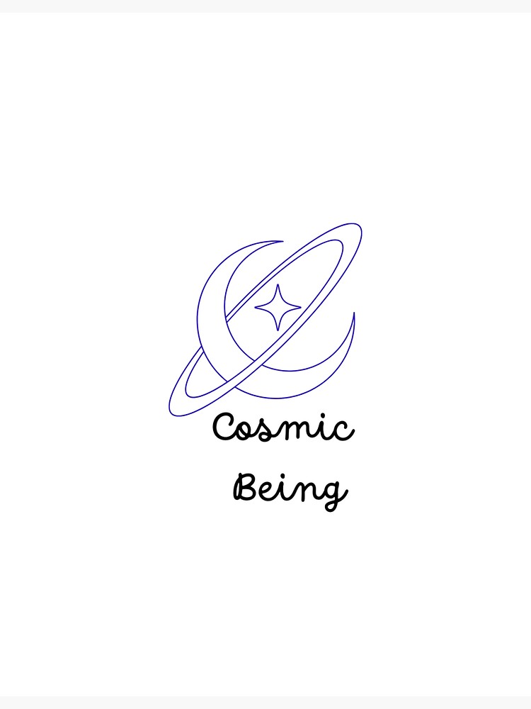 "Cosmic Being" Sticker by FancyLilPeaches | Redbubble