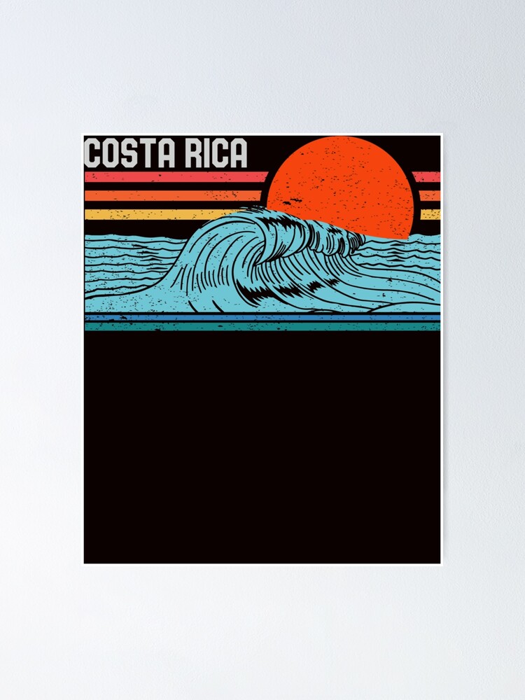 "Vintage Costa Rica Beach Surfing Retro Surf 70s 80s Wave Classic ...