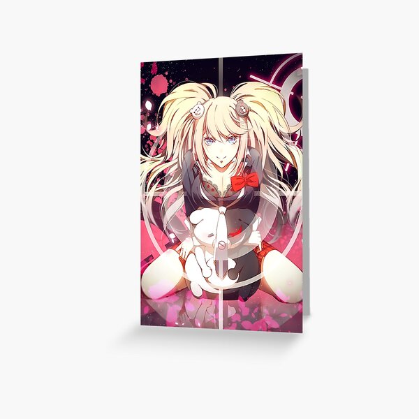 "Danganronpa Junko Enoshima" Greeting Card by coltonie | Redbubble