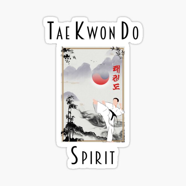 "Vintage Tae Kwon Do Athlete, Retro Martial Arts Self Defense Design ...