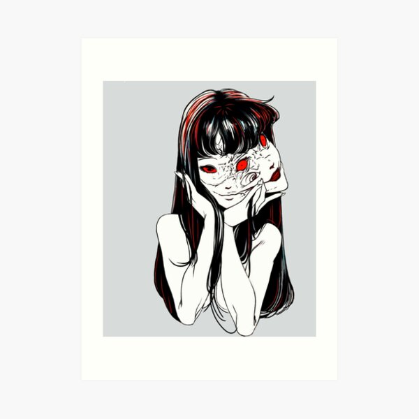 "Horror Face Tomie Junji Ito " Art Print for Sale by rogeurie | Redbubble