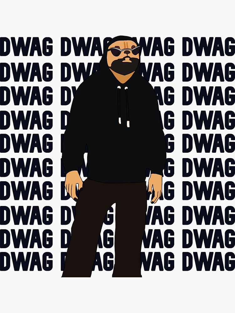 "Sup Dwag" Sticker by ToughCookie98 | Redbubble