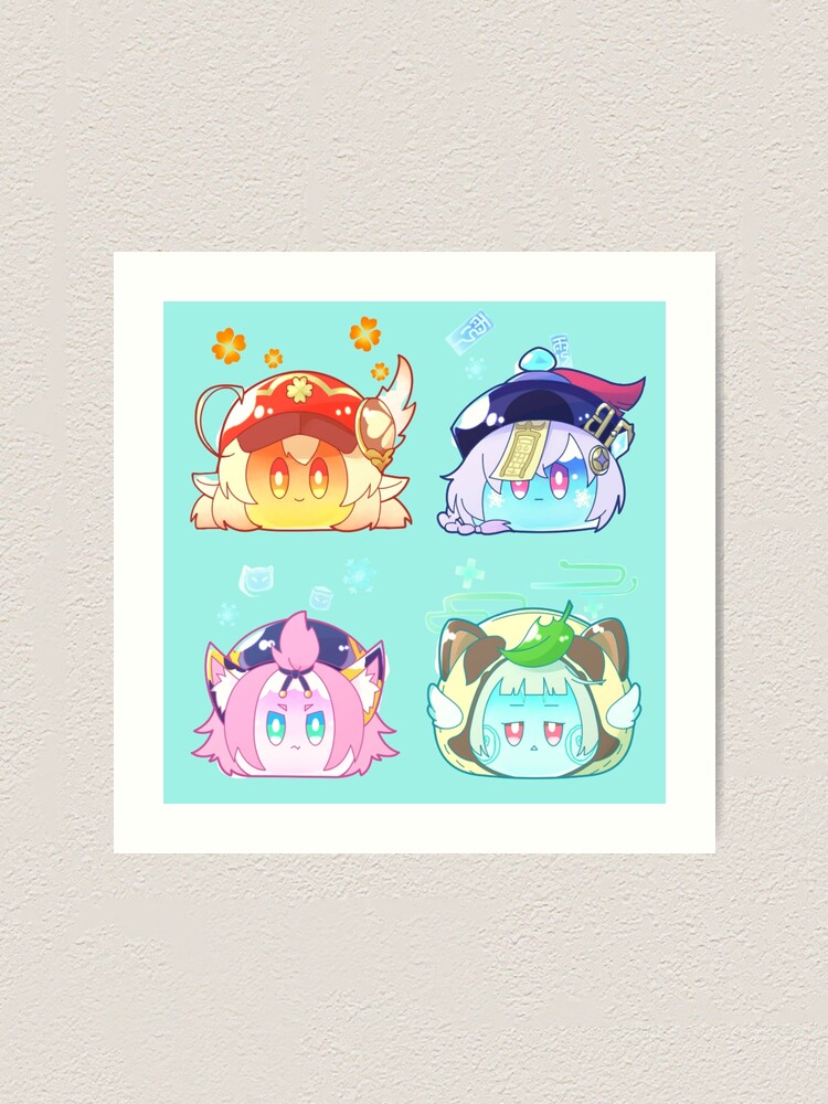 "Diona Slime Chibi - Klee Slime Chibi - Qiqi Slime Chibi - Sayu Slime ...
