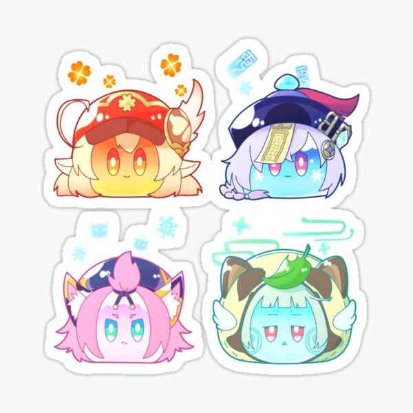 "Diona Slime Chibi - Klee Slime Chibi - Qiqi Slime Chibi - Sayu Slime ...