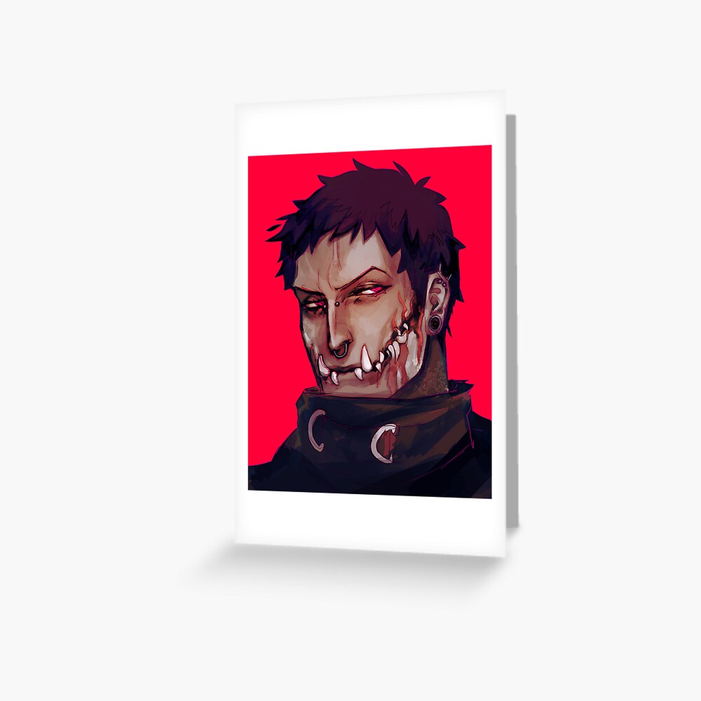 "Katakuri Face" Greeting Card by mewiyev | Redbubble